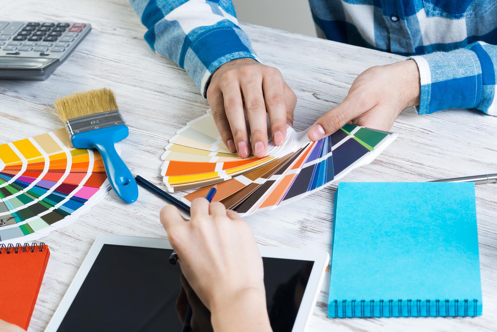 How to Select the Ideal Paint Color for Your Office Interior - Arthur ...